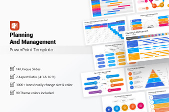 Planning And Management PowerPoint Template | Nulivo Market